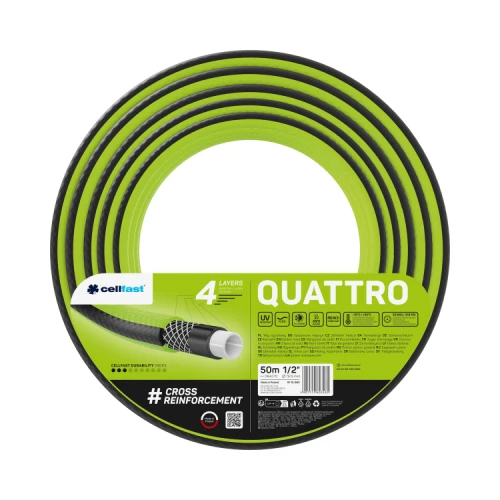 CELLFAST - Wąż ogrodowy QUATTRO 10-063 1/2" 50m ECOPLAST